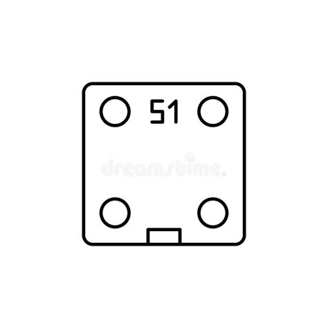 浴室秤，小工具图标 小工具的元素图标 库存例证 插画 包括有 膝上型计算机 通信 计算机 网络 158003338