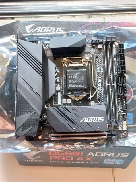 ITX Gigabyte B560i Aorus Pro AX Motherboard Computers Tech Parts