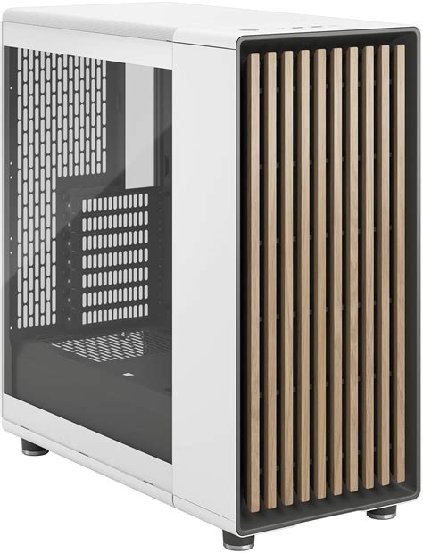 Fractal Design Fd C Nor1c 04 North Chalk White Tempered Glass Clear Atx