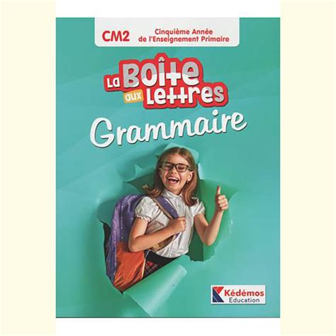 La Boite Aux Lettres Cm2 Cahier De Grammaire Dar Soulami Al Hadita