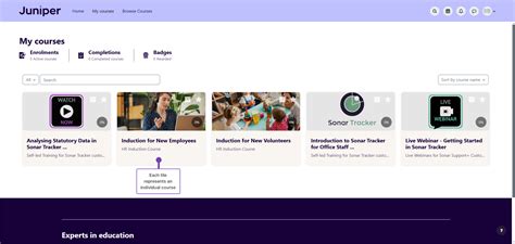 Juniper Training Centre How Do I View All The Courses That I Am Enrolled In Juniper