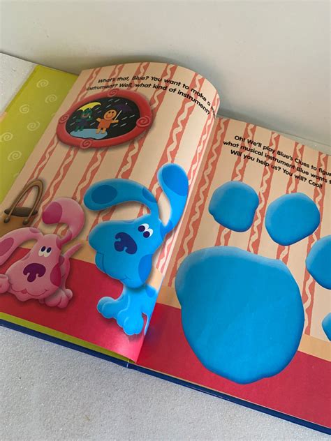 Vintage Blues Clues Storybook Rainy Day Music Book 2 Etsy