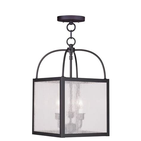 Livex Lighting Providence 3 Light Bronze Incandescent Ceiling Pendant