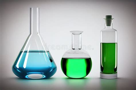 Medicine A Flask For Laboratory Tests Laboratory Chemical Beakers