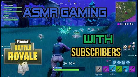 ASMR Gaming More Fortnite Battle Royale With Subscribers Controller