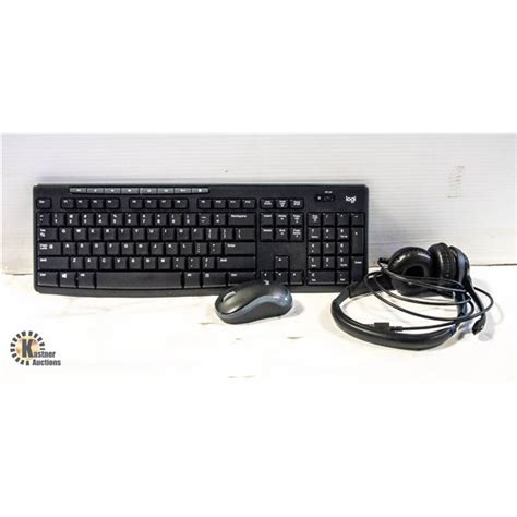 Logitech Wireless Keyboard Mouse And Headset