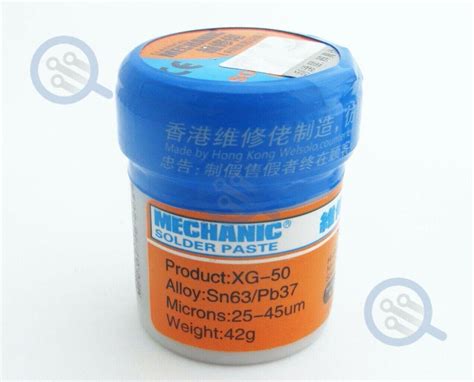 183°C Sn63/Pb37 Solder Paste Mechanic Brand - Micro Soldering