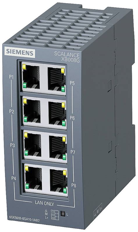 Siemens 6gk5008 0ga10 1ab2 Industrial Ethernet Switch 10 100 1000