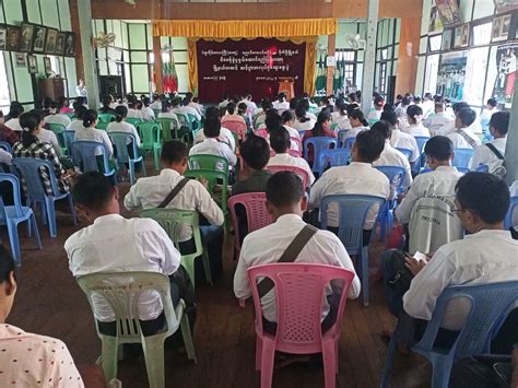 စီမံခန့်ခွဲမှုစွမ်းဆောင်ရည်မြင့်မားရေး မြို့နယ်အဆင့်အလုပ်ရုံဆွေးနွေးပွဲ ဒိုက်ဦးမြို့နယ်တွင် ကျင