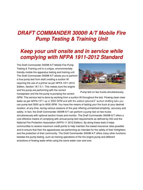 Draft Commander Pdf Fire Engine Pump