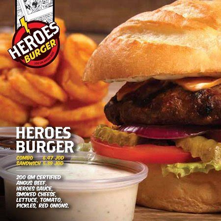 HEROES BURGERS WINGS Amman Menu Prices Restaurant Reviews