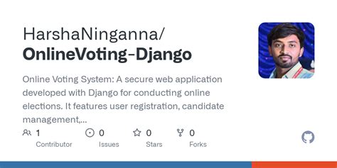 Github Harshaninganna Onlinevoting Django Online Voting System A