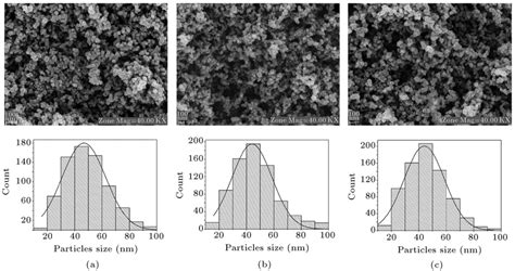 Sem Micrographs And Size Distributions Of The Soot Samples Collected