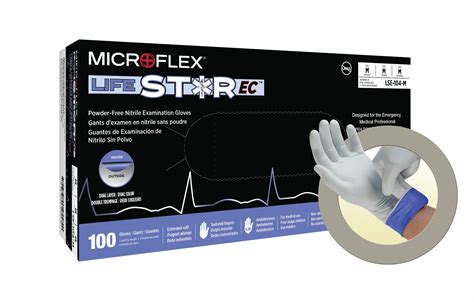 Microflex Disposable Gloves Gen Purposemedical Grade 6 Mil Powder