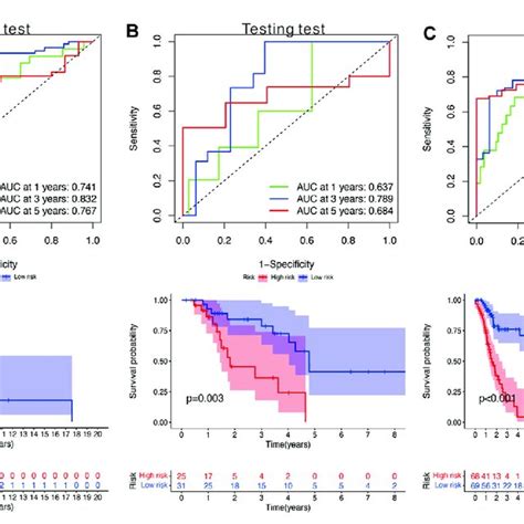 A Time Dependent Roc Analysis And Survival Analysis Of The Nine Gene