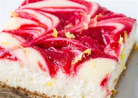 Raspberry Swirled Lemon Squares Blended Bites