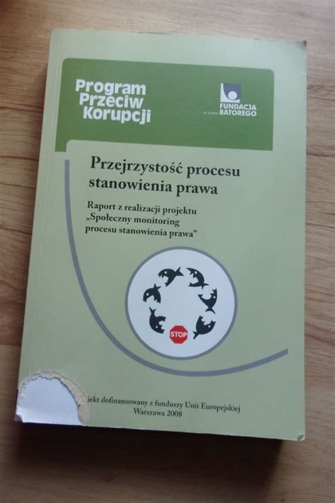 Program Przeciw Korupcji Batorego Prawo Legionowo Kup Teraz Na Allegro Lokalnie
