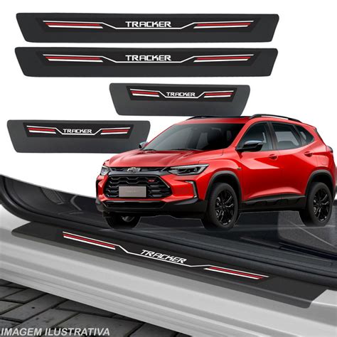 Kit Soleira Sport Protetor Porta Gm Tracker 2020 2021 2022 2023 2024