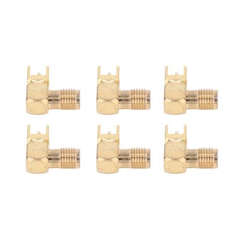 Fdit panneau de connecteur RF 10 pièces connecteur RF panneau plié 90