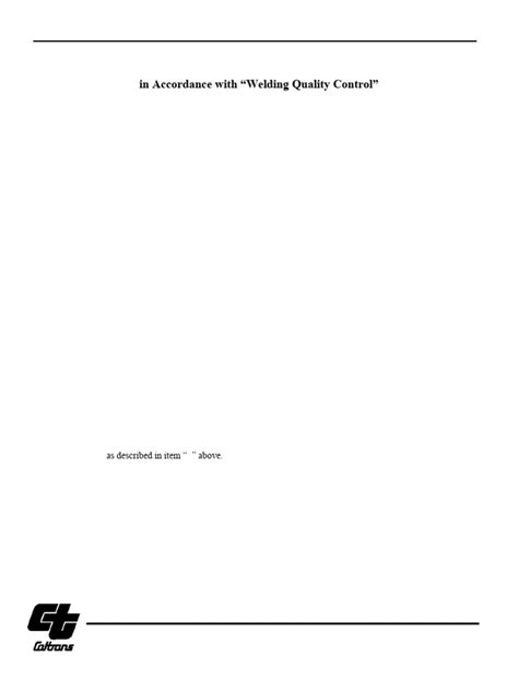 Welding Quality Control Req 1 Pdf Nondestructive Testing Welding
