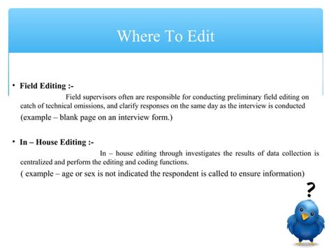 Editing In Research Methodology Ppt