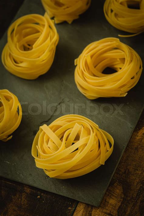 Different Types Of Colored Pasta Stock Image Colourbox