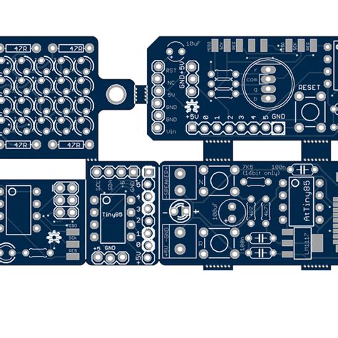 Best PCB Collection For Begin With AtTiny85 Hackaday Io