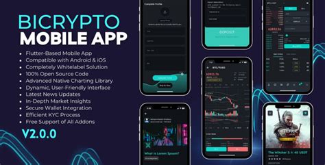 Bicrypto Mobile Fully Native Flutter Mobile App For Bicrypto