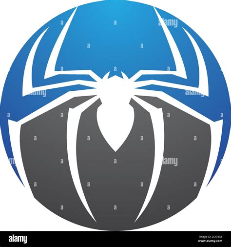 Spider Logo Template Vector Icon Illustration Design Stock Vector Image