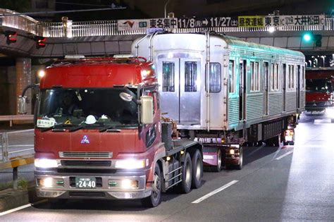 2nd train 東急8500系8622F廃車陸送の写真 TopicPhotoID 50563