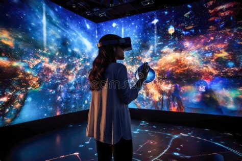 virtual reality vr experiences generative ai stock illustration