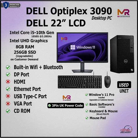 Dell Optiplex Desktop Pc Core I Th Gen Gb Gb Ssd Upgradable