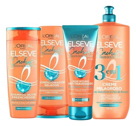Kit Elseve Cachos Longos Dos Sonhos Mercadolivre