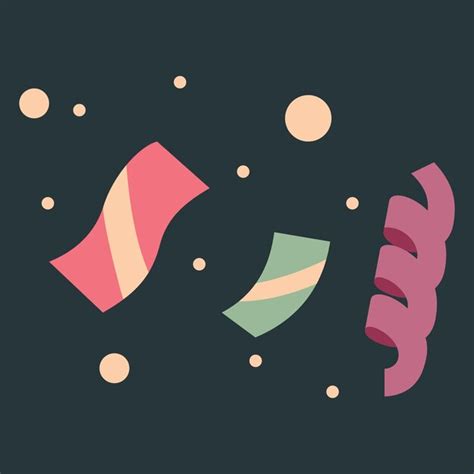 Premium Vector Party Event Colorful Particle
