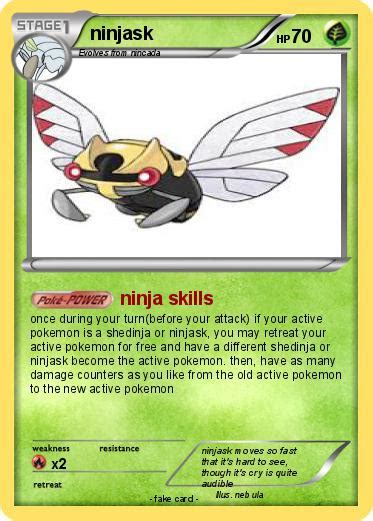 Pokémon Ninjask 63 63 Ninja Skills My Pokemon Card