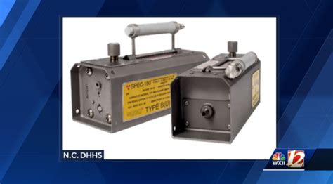 Ncdhhs Industrial Radiography Camera Containing Radioactive Material