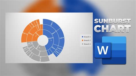 How To Create A Sunburst Chart In Word YouTube