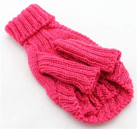 Dogs Turtleneck Cable Sweater