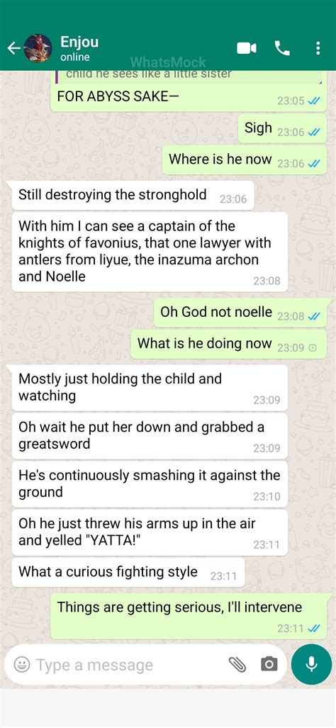 Genshin Groupchat Ft The Abyss Sibling And Enjou R Genshin Memepact