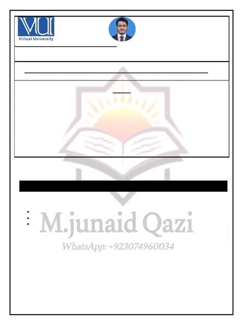 Cs508 Assignment 2 Solution Fall 2024 By Mjunaid Qazi Pdf Pointer Computer Programming