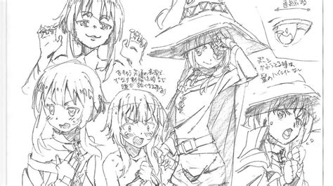 Megumin Concept Art R Megumin