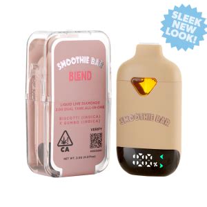 Smoothie Bar 2g Blend Disposable Biscotti Indica X Gumbo Indica
