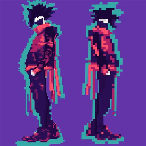 Desing A Unique Retro Pixel Art Character In My Style Only For You By