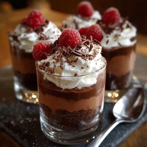 Triple Chocolate Mousse Cups Flavoritely
