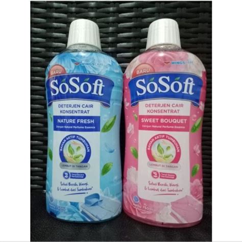 Jual Sosoft Liquid Detergent 750ml Shopee Indonesia