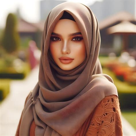 Premium Photo Beautiful Young Woman Wearing A Wonderful Burqa With
