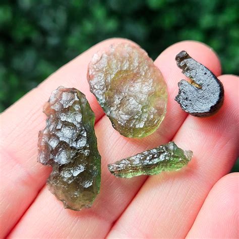 Genuine Moldavite Raw Moldavite Moldavite Crystal Authentic