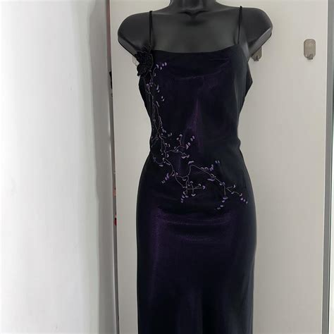 Womens Purple And Black Dress Depop