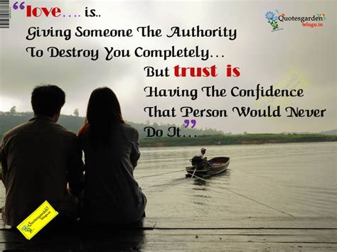 What Is Love And What Is Trust Heart Touching Inspirational Quotes