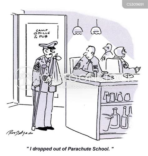 Paratrooper Cartoons And Comics Funny Pictures From Cartoonstock